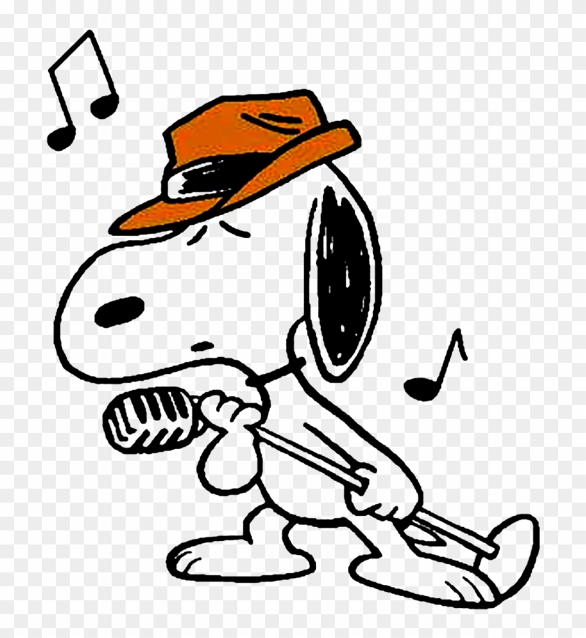 Snoopy Sings Jazz By Bradsnoopy97 - Snoopy Singing Png - Free ...