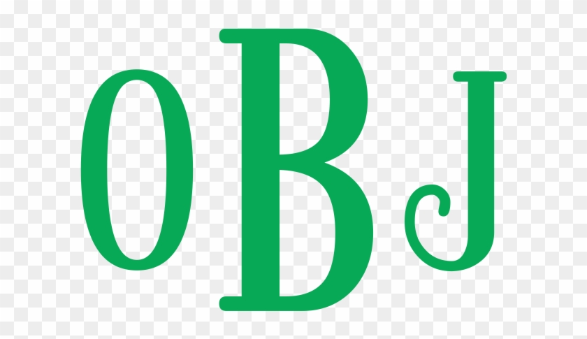 Roman Monogram Vinyl Decal - Decal - Full Size PNG Clipart Images Download