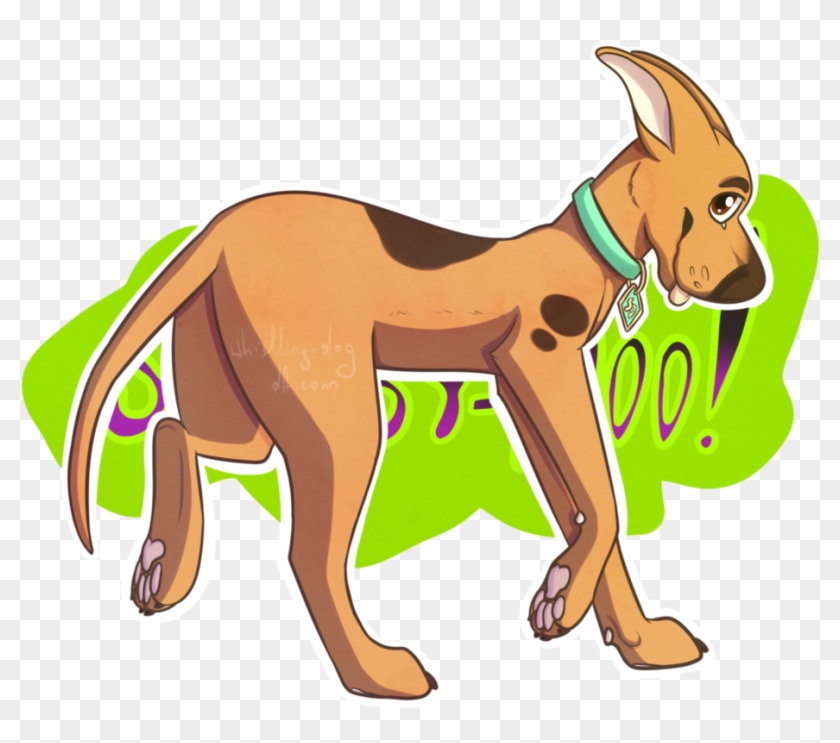 Scooby Dooby Doo By Les-papillons - Longdog - Free Transparent PNG ...