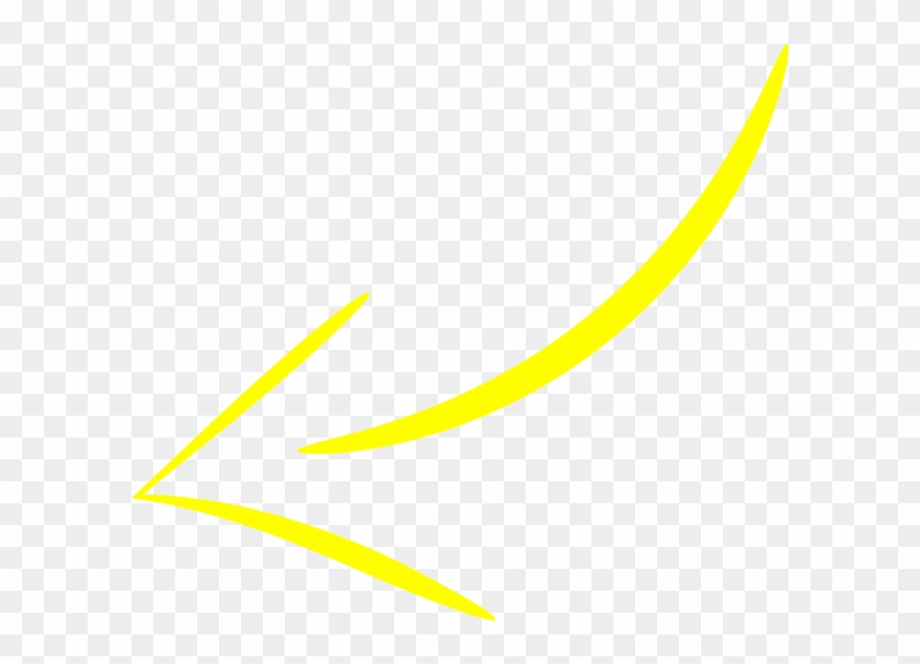 Arrow Left Yellow Clip Art At Clker - Yellow Arrow Transparent ...