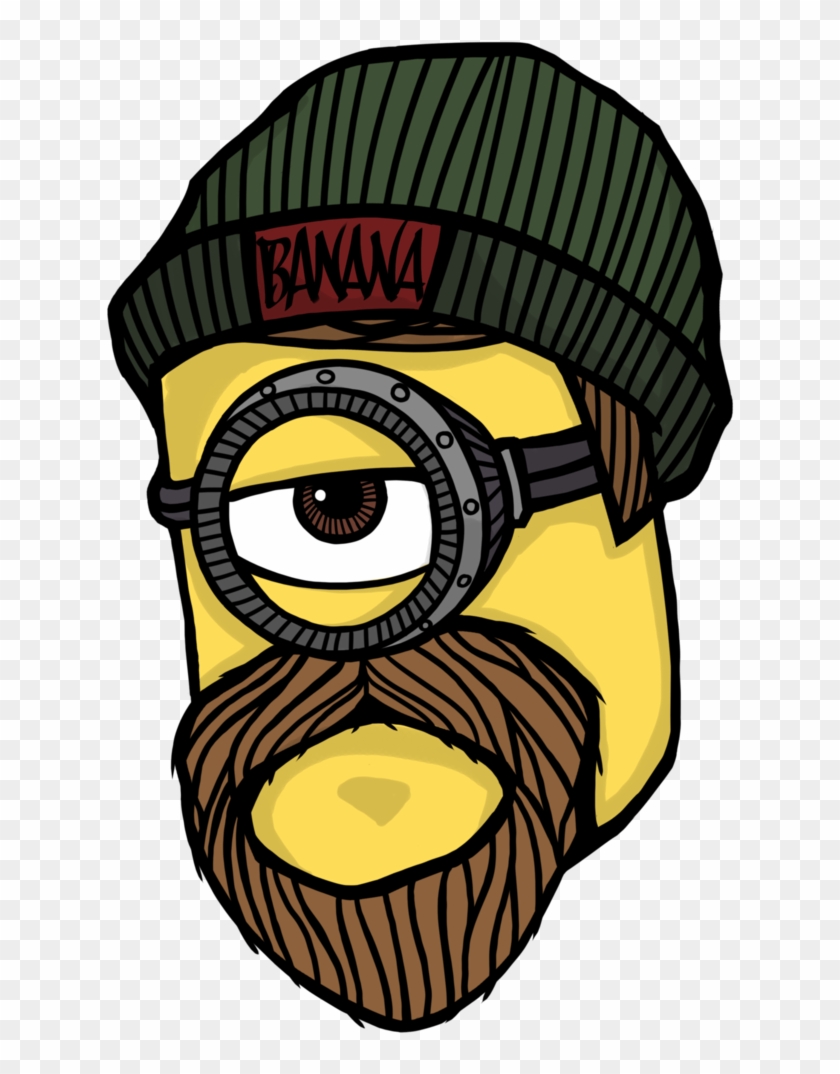 Beard Minion By Seignemartin - Minion With A Beard - Full Size PNG ...