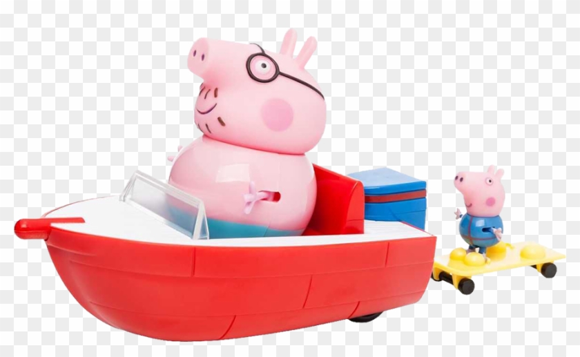 Holiday Splash Speedboat Playset - Peppa Pig - Full Size PNG Clipart ...