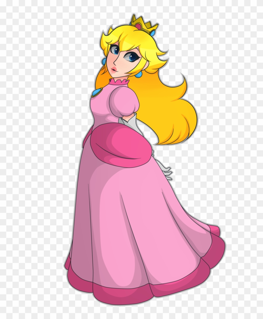 Princess Peach By Cryinglilbitcharmin - Princess Peach - Full Size PNG Clipart Images Download