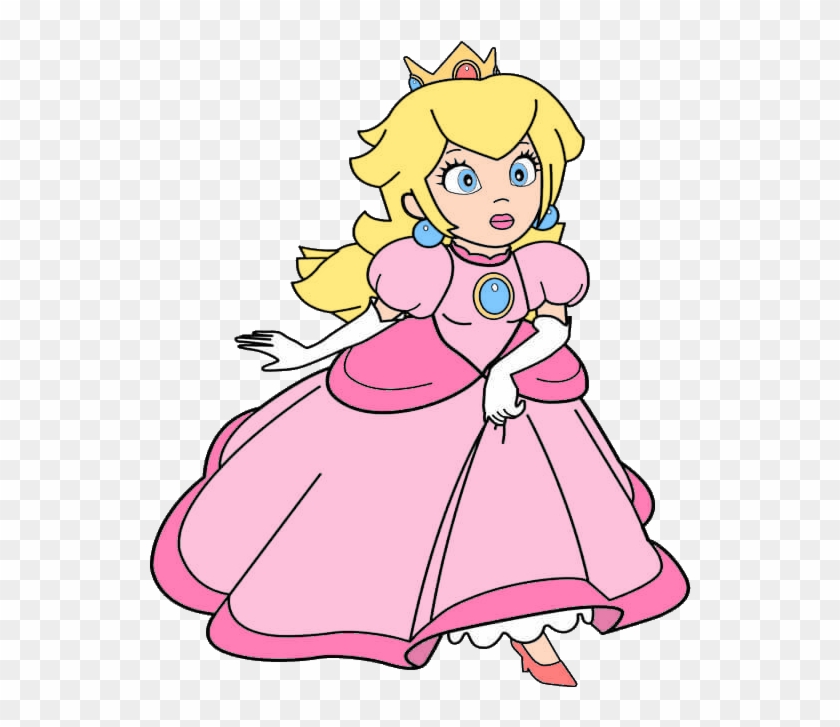 Princess Peach By Redqueenallison - Clip Art - Full Size PNG Clipart Images Download