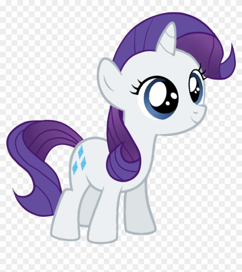 Rarity Filly - Cartoon - Free Transparent PNG Clipart Images Download