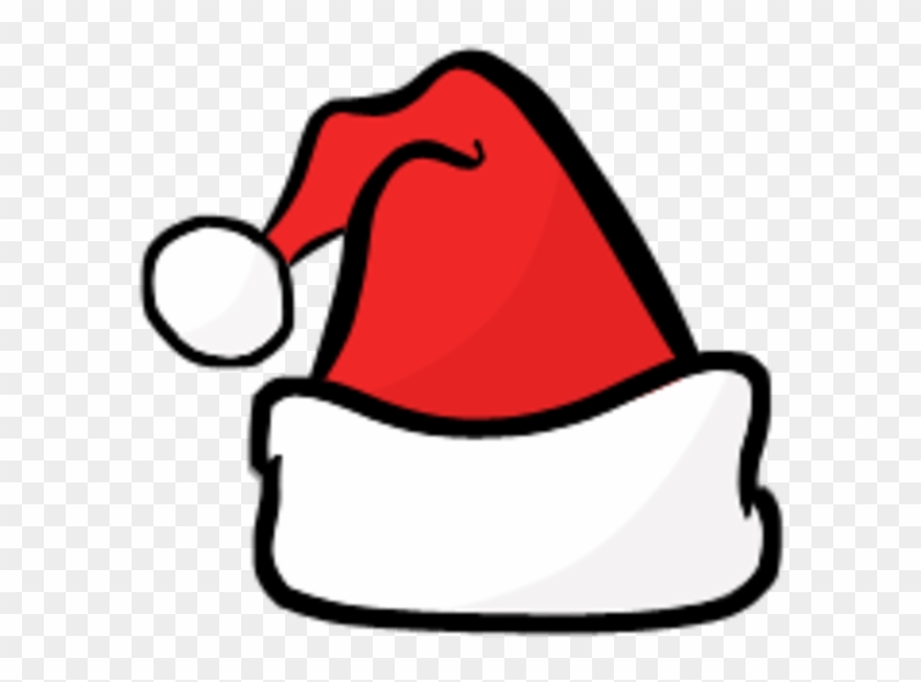 Santa Hat Clipart Black And White - Christmas Clip Art - Full Size PNG ...