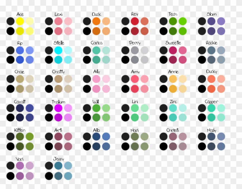 Color Palette Bonus - Loonatics Unleashed - Full Size PNG Clipart ...