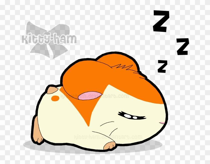 Sleepy Hamtaro By Kitty-ham - Hamtaro Cute - Full Size PNG Clipart ...