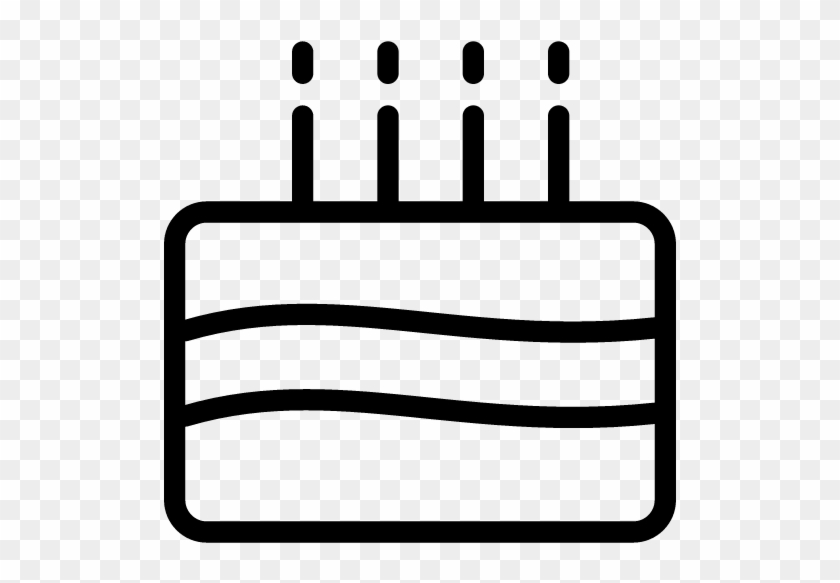 Cake Icon - Cake Outline Icon Png - Full Size PNG Clipart Images Download