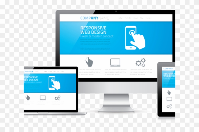 Responsive Web Design Clipart Png - Turcom Dual Wireless Portable Twin ...