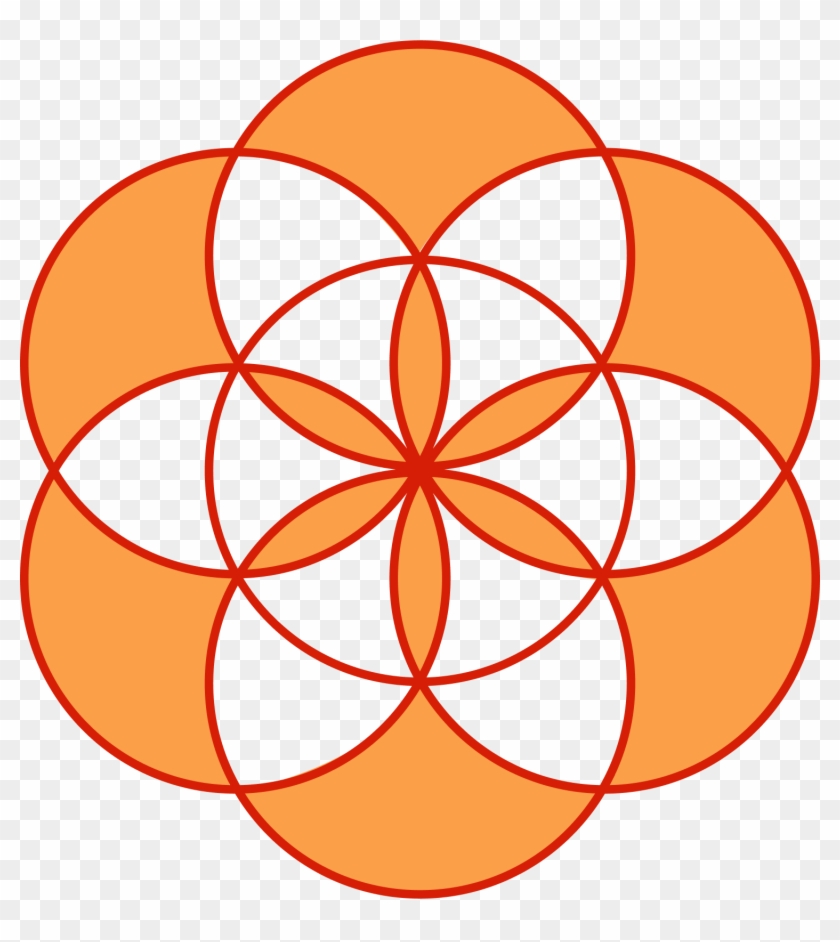 Mathematics Of Art - Overlapping Circles Grid - Full Size PNG Clipart ...