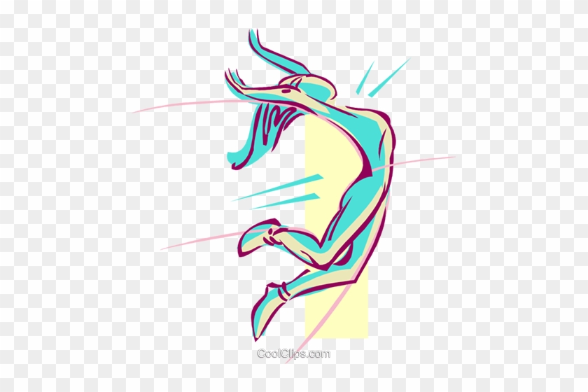 Long Jump Royalty Free Vector Clip Art Illustration - Long Jump Royalty ...