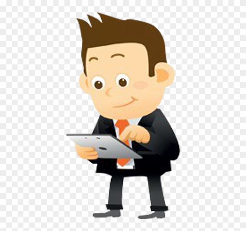 Of Selected Candidates - Business Boy Cartoon - Full Size PNG Clipart ...