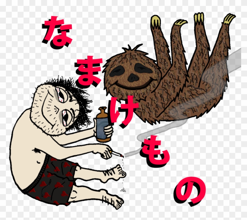 Stoner Sloth By Capnjasbo - Best Gift - Laughing Face Funny Comic ...