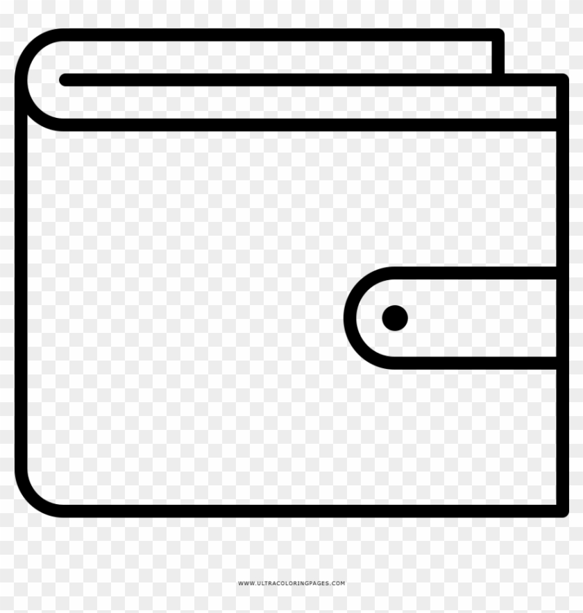 Wallet Coloring Page - Imagenes De Billetera Para Colorear - Full Size ...