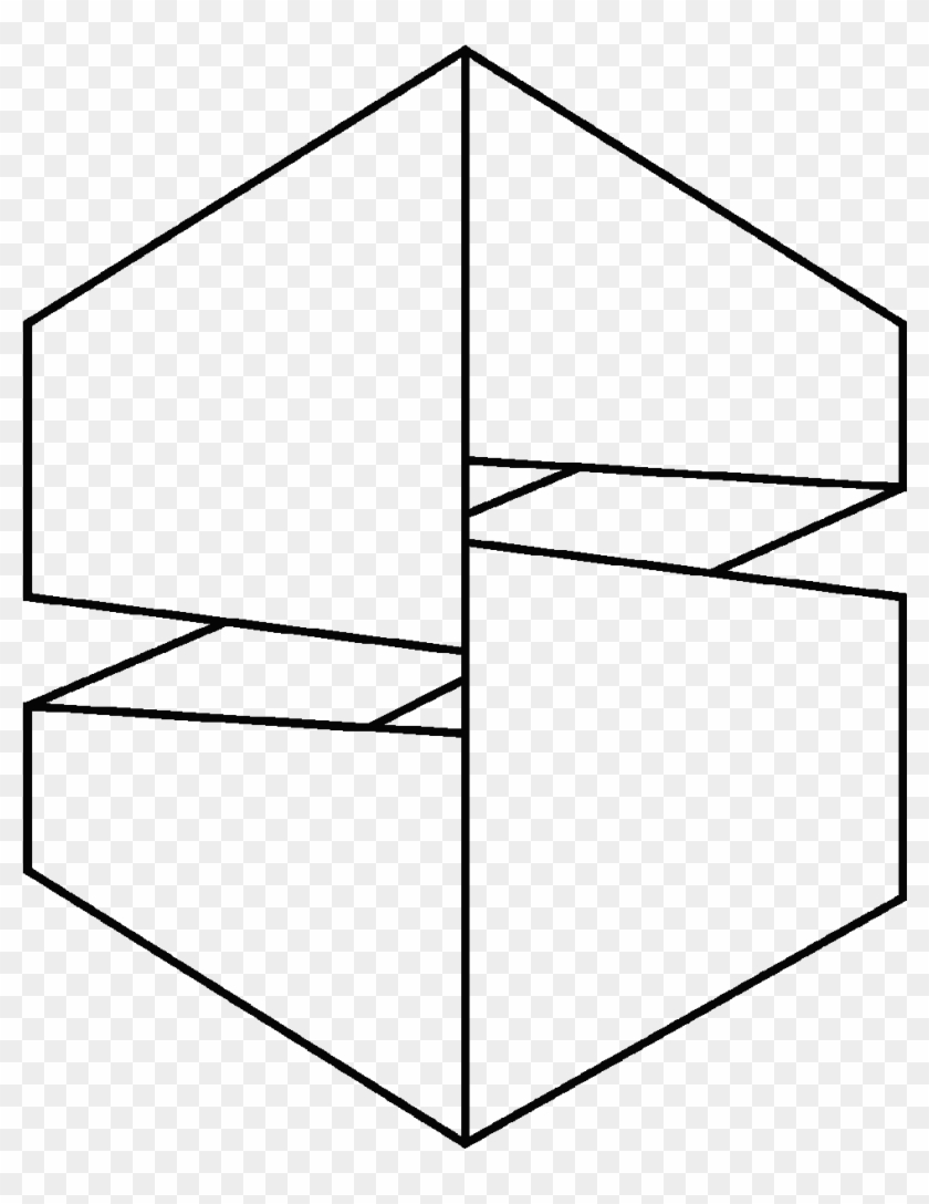 Cube Line Art - Free Transparent PNG Clipart Images Download