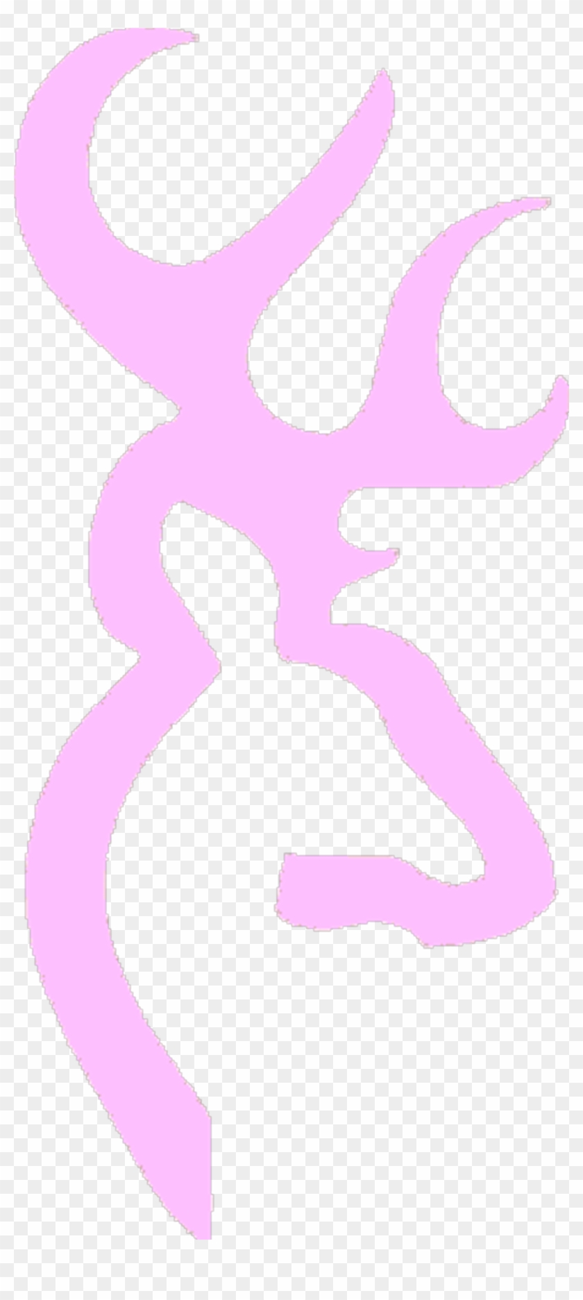 Pink Deer Image - Deer Family Stickers For Car - Full Size PNG Clipart ...