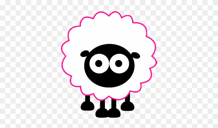 Sheep Pink Outline Transparent - Sheep - Full Size PNG Clipart Images ...