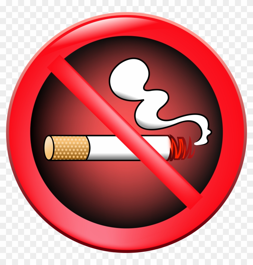 No Smoking Prohibition Sign Png Clipart - Smoking - Full Size PNG ...