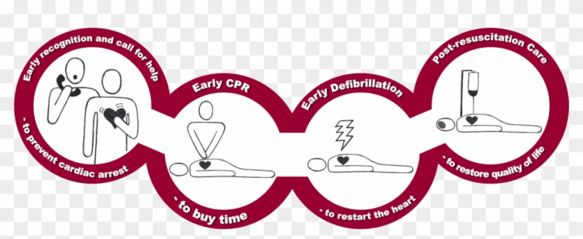 Chain Of Survival Fa - Basic Life Support Training - Full Size PNG ...