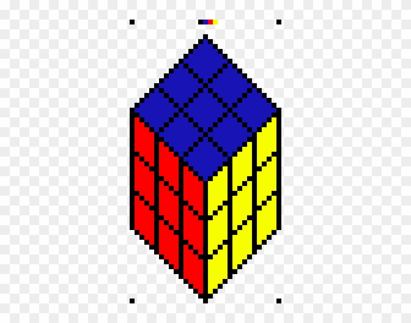 Rubix Cube - Rubik Cube Pixel Art - Full Size PNG Clipart Images Download