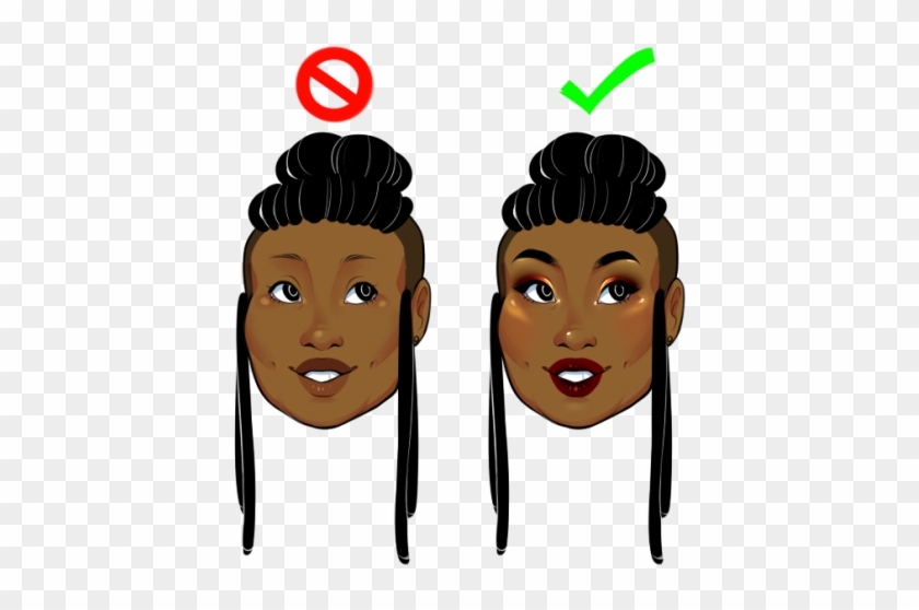 No Makeup Sign Clipart