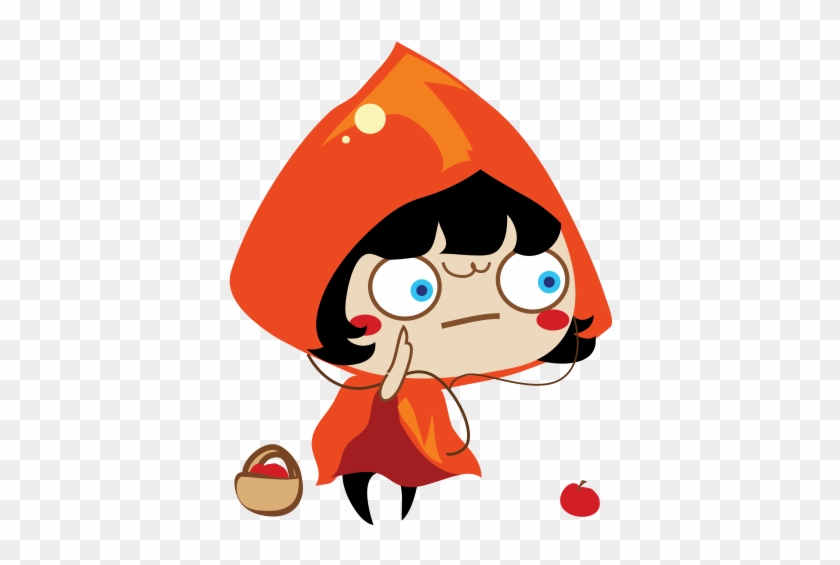 Red Riding Hood Stickers Messages Sticker-2 - Cartoon - Free ...