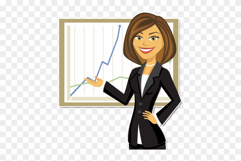 Corporate Girl Cartoon - Free Transparent PNG Clipart Images Download
