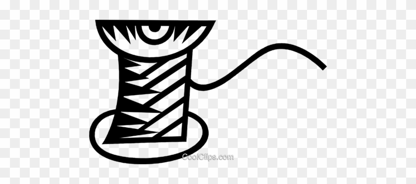 Spool Of Thread Royalty Free Vector Clip Art Illustration - Spool Of Thread Royalty Free Vector ...
