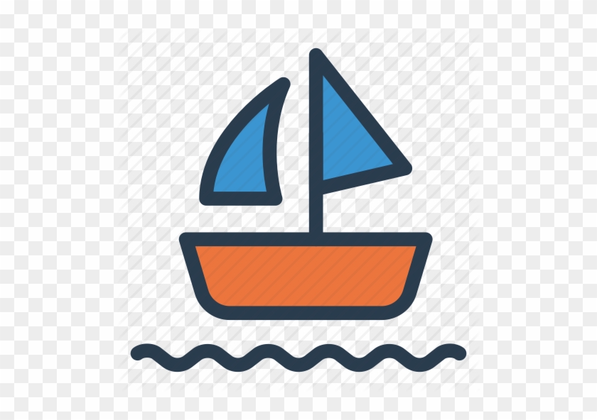 Sailboat Clipart Waterways - Sail - Full Size PNG Clipart Images Download