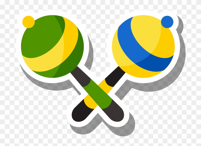 Musical Instrument Maraca Clip Art - Vector Space - Full Size PNG ...