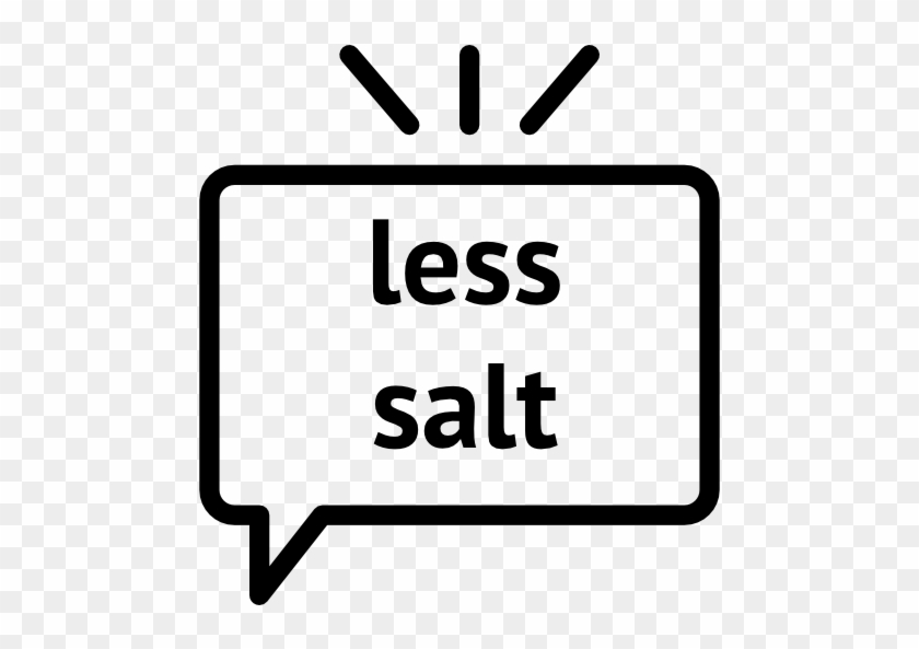 Salt Free Icon - Sign - Free Transparent PNG Clipart Images Download