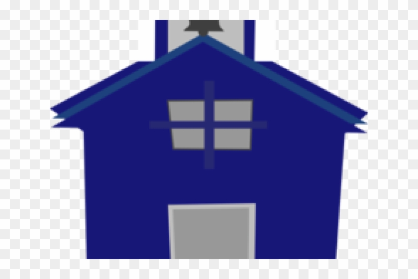 School Clipart Clipart Blue School - School - Free Transparent PNG ...