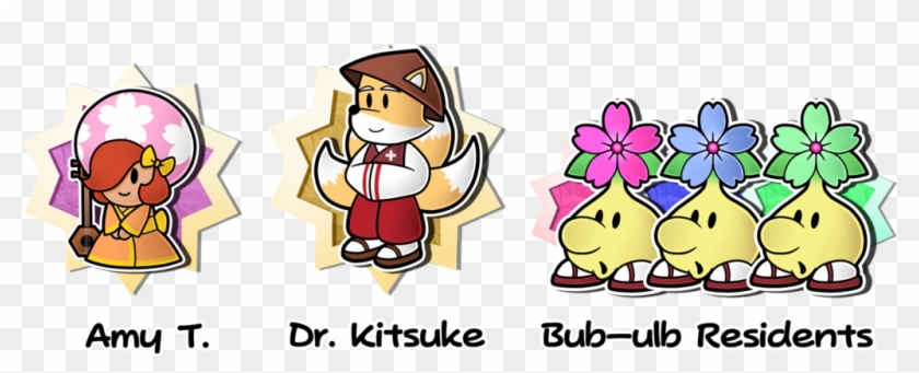 Tab Npcs ~ Merrycherry Town 2 By Zieghost - Paper Mario Partner Ocs ...