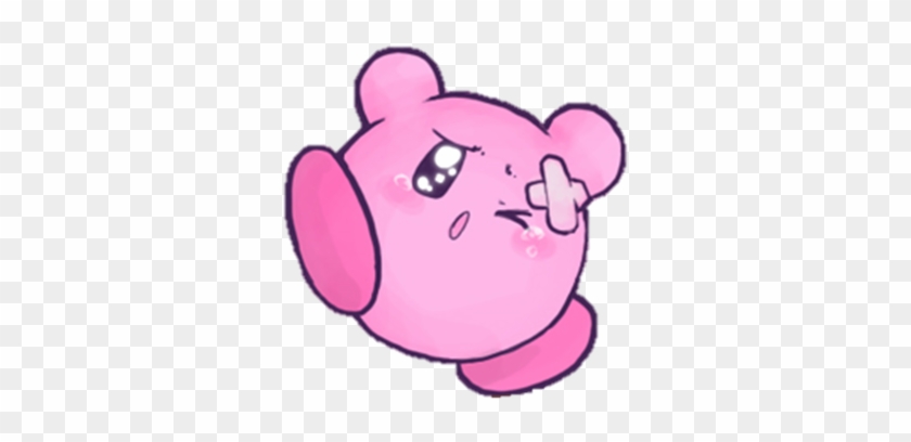 Kirby - Ouch - Cartoon - Free Transparent PNG Clipart Images Download