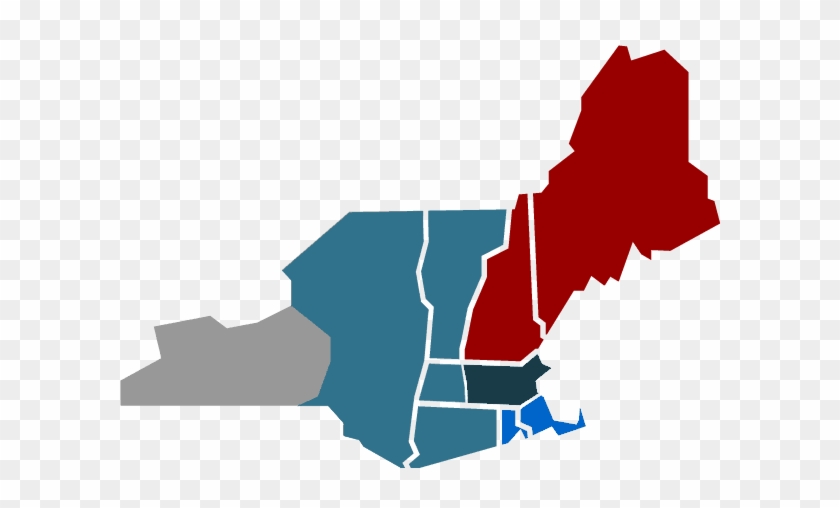 Southeastern Ma, Ri - New England With New York Map - Full Size PNG ...