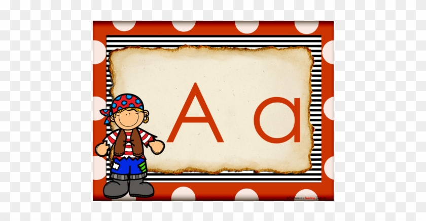 Pirate Theme Word Wall Headers/alphabet Cards - Pirate And Princess ...