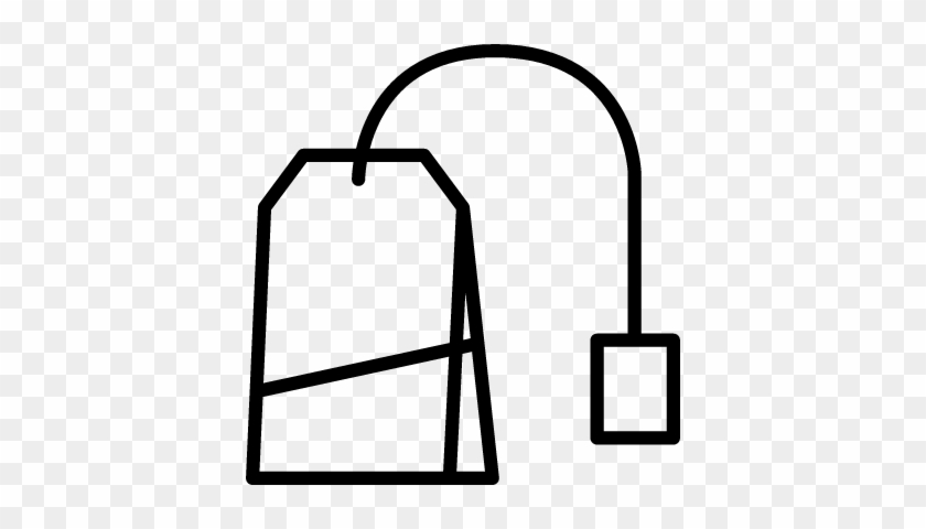 Tea Bag With Label Vector - Free Tea Bag Svg - Full Size PNG Clipart Images Download