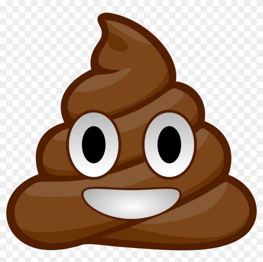 Big Image - Poop Emoji - Full Size PNG Clipart Images Download