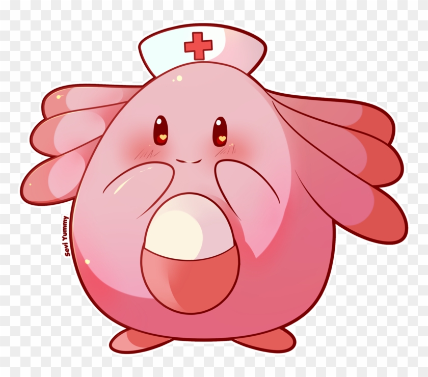Chibi Chansey By Seviyummy - Digital Art - Full Size PNG Clipart Images ...