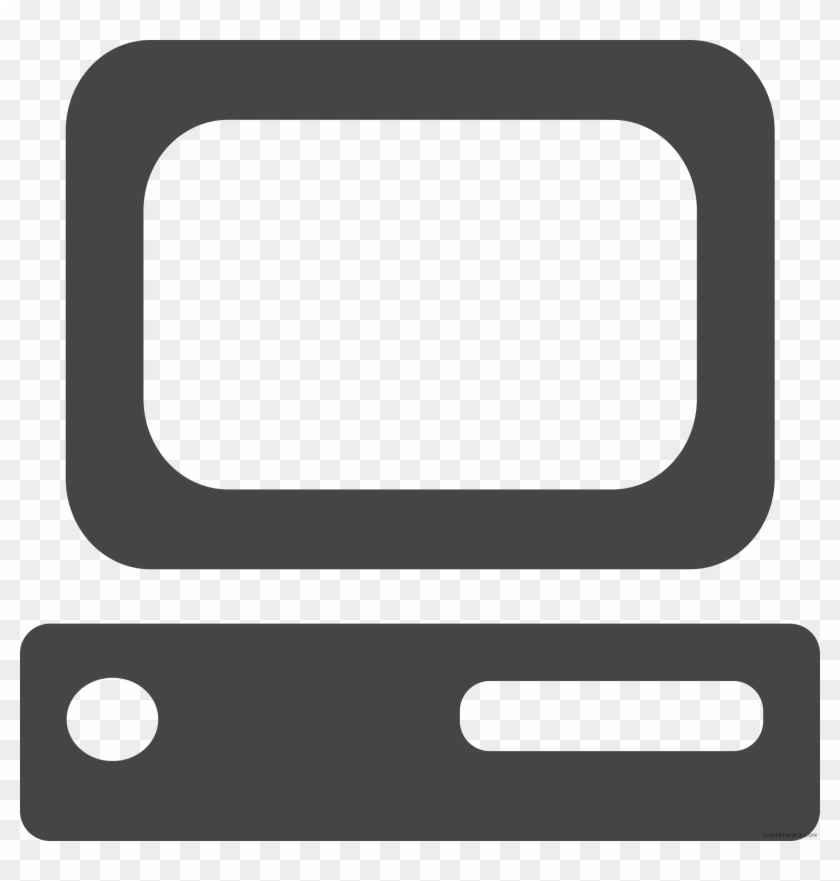 Old Computer Tools Free Black White Clipart Images - Old Computer Tools ...