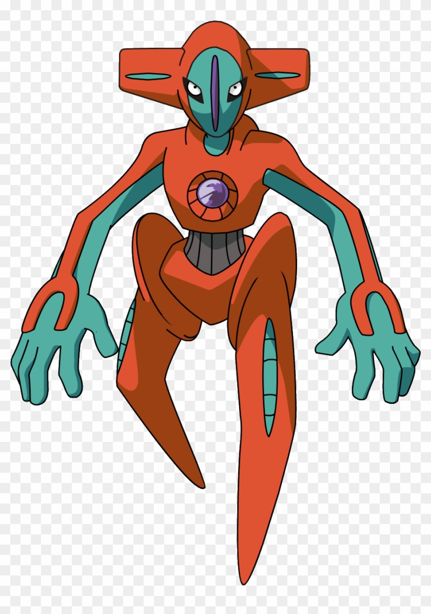Deoxys - Pokemon Deoxys Transparent - Full Size PNG Clipart Images Download