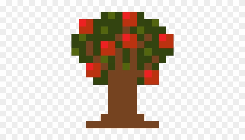 Apple Tree - Pixel Art Poop Emoji - Full Size PNG Clipart Images Download