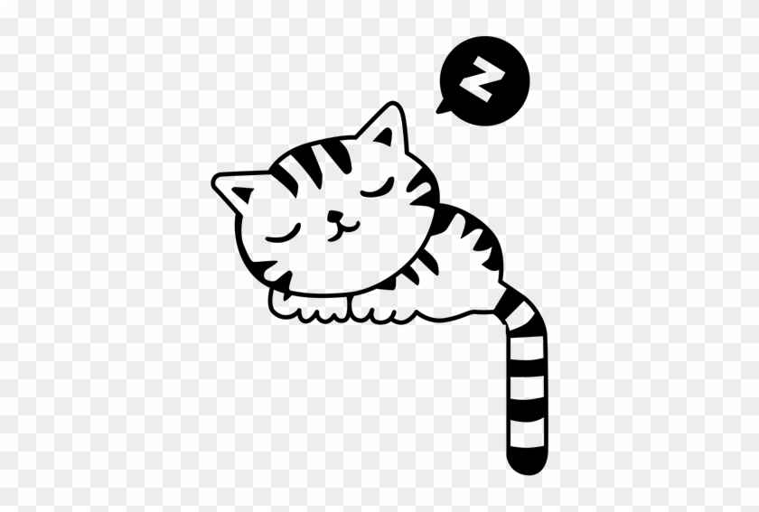 Pegatina Para Interruptores Gatito Dormido - Switch Wall Sticker ...
