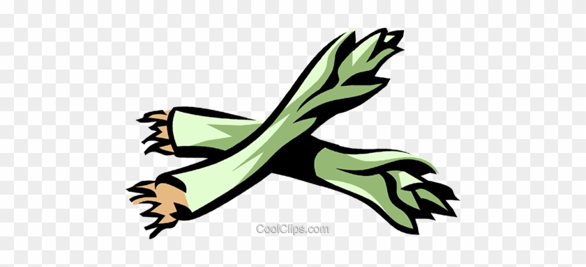 Leeks Royalty Free Vector Clip Art Illustration - Leeks Royalty Free ...