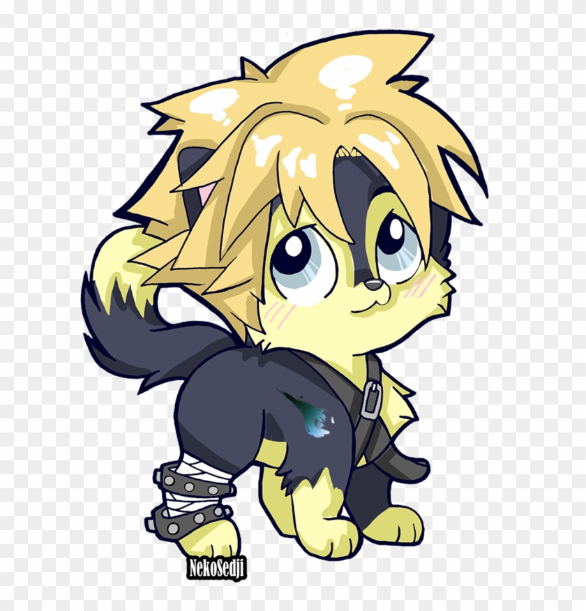 Cloud Chibi Wolf By Sedji - Drawing - Free Transparent PNG Clipart ...