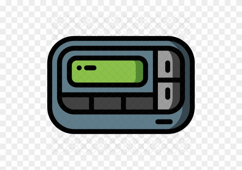 Pager Icon - Technology - Full Size PNG Clipart Images Download