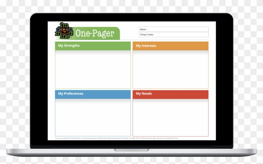 The One-pager Was Created As A Way To Cut Through All - Pager - Full ...