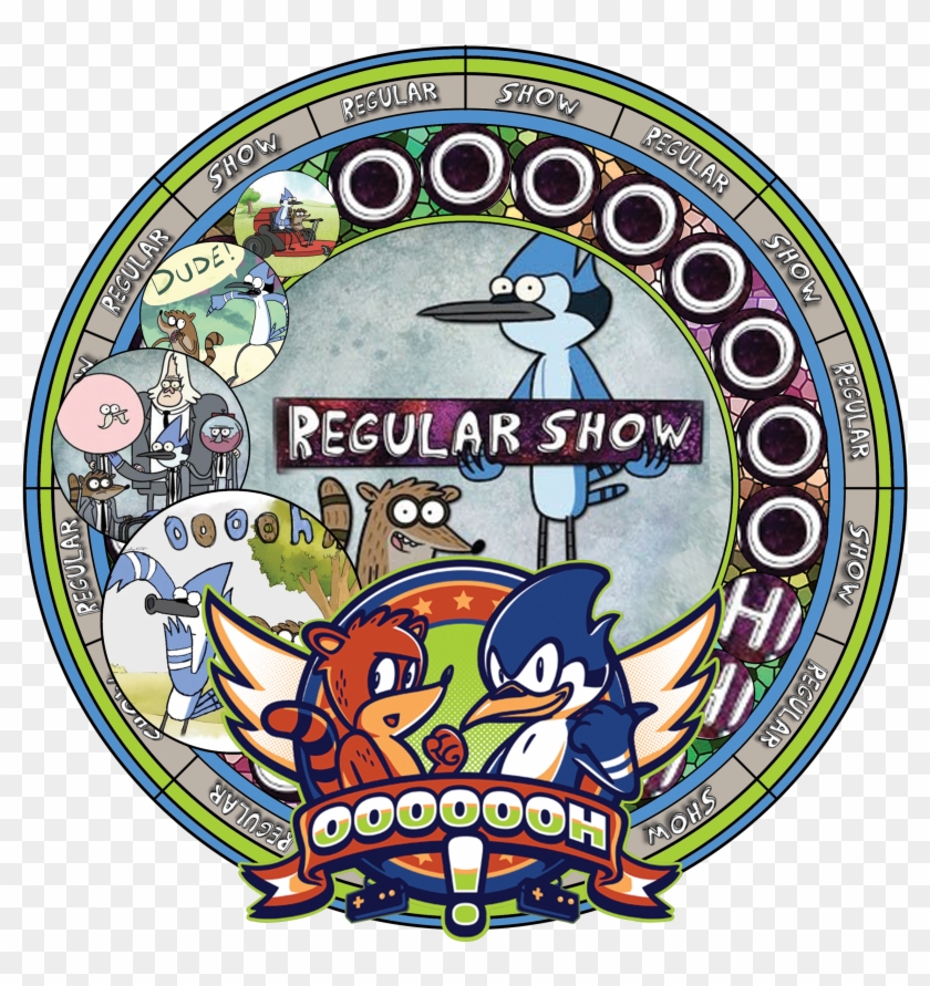 Regular Show Stained Glass By Bluethereptar Regular - Regular Show ...