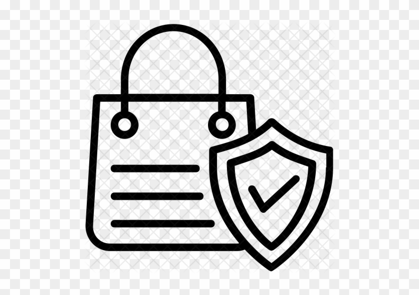 Secure Online Shopping Icon - Industrial Security Icon - Full Size PNG ...